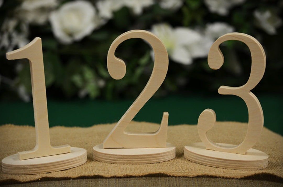 Table Number- Weddings / Decor - Table Numbers- Table Number \ 1 to ...