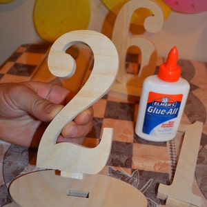1-10 DIY Wood Table Numbers - Etsy
