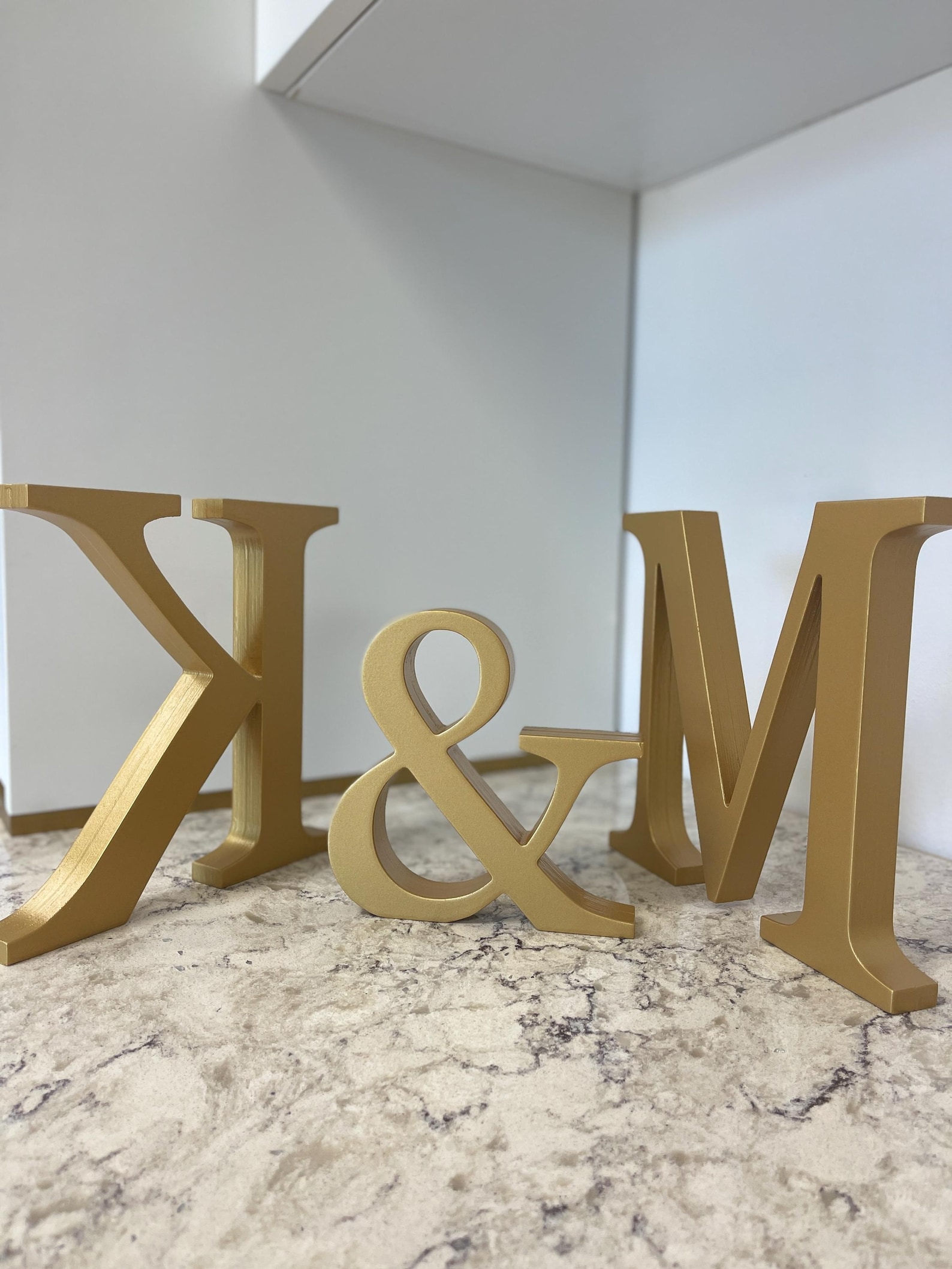 Custom Freestanding Letters for Wedding Table Centerpiece, Wood Letters ...