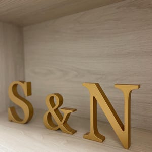 Custom Freestanding Letters for Wedding Table Centerpiece, Wood Letters ...