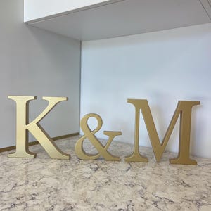 Custom Freestanding Letters for Wedding Table Centerpiece, Wood Letters ...