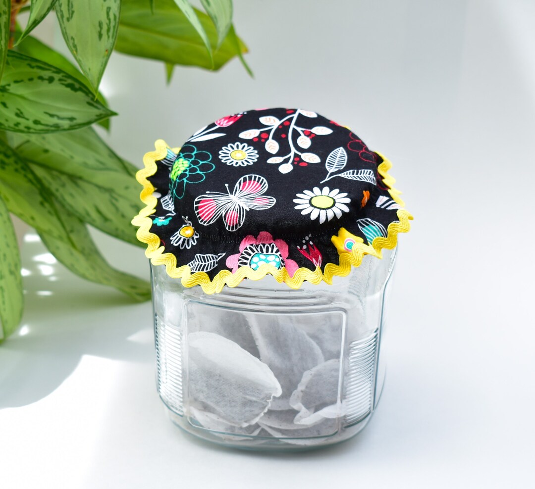 Wide-mouth Mason Jar Cover, Jar Cover for Sourdough, Kitchen Decor ...