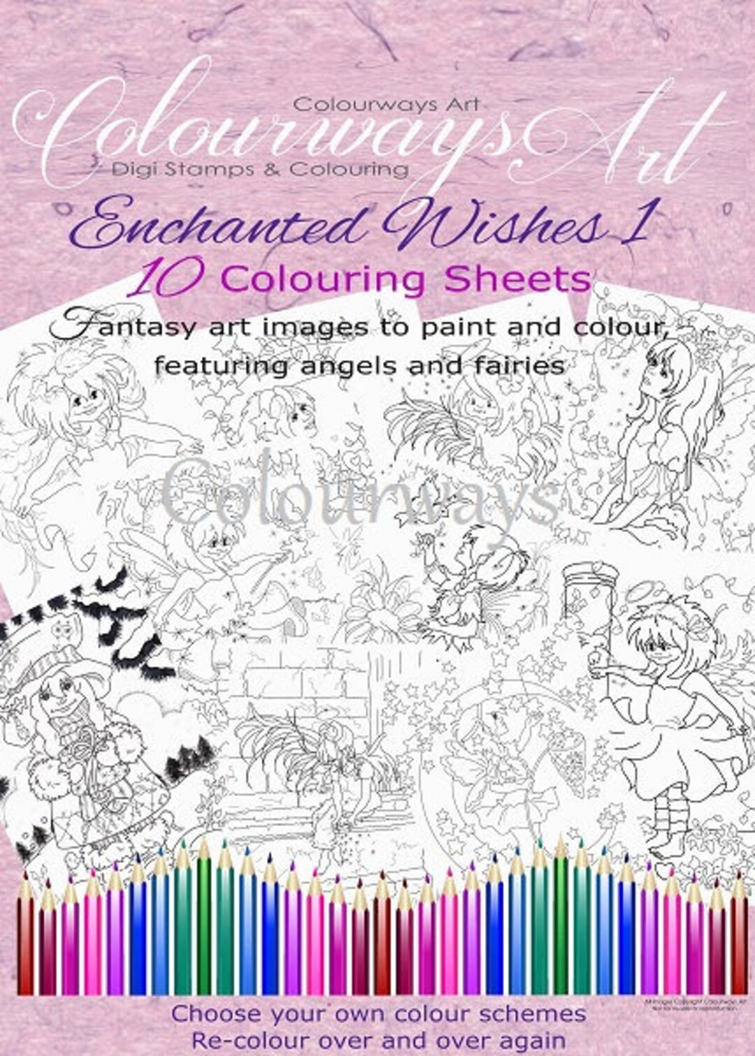 Coloring Sheets INSTANT DOWNLOAD - Coloring Pack for Adults and ...