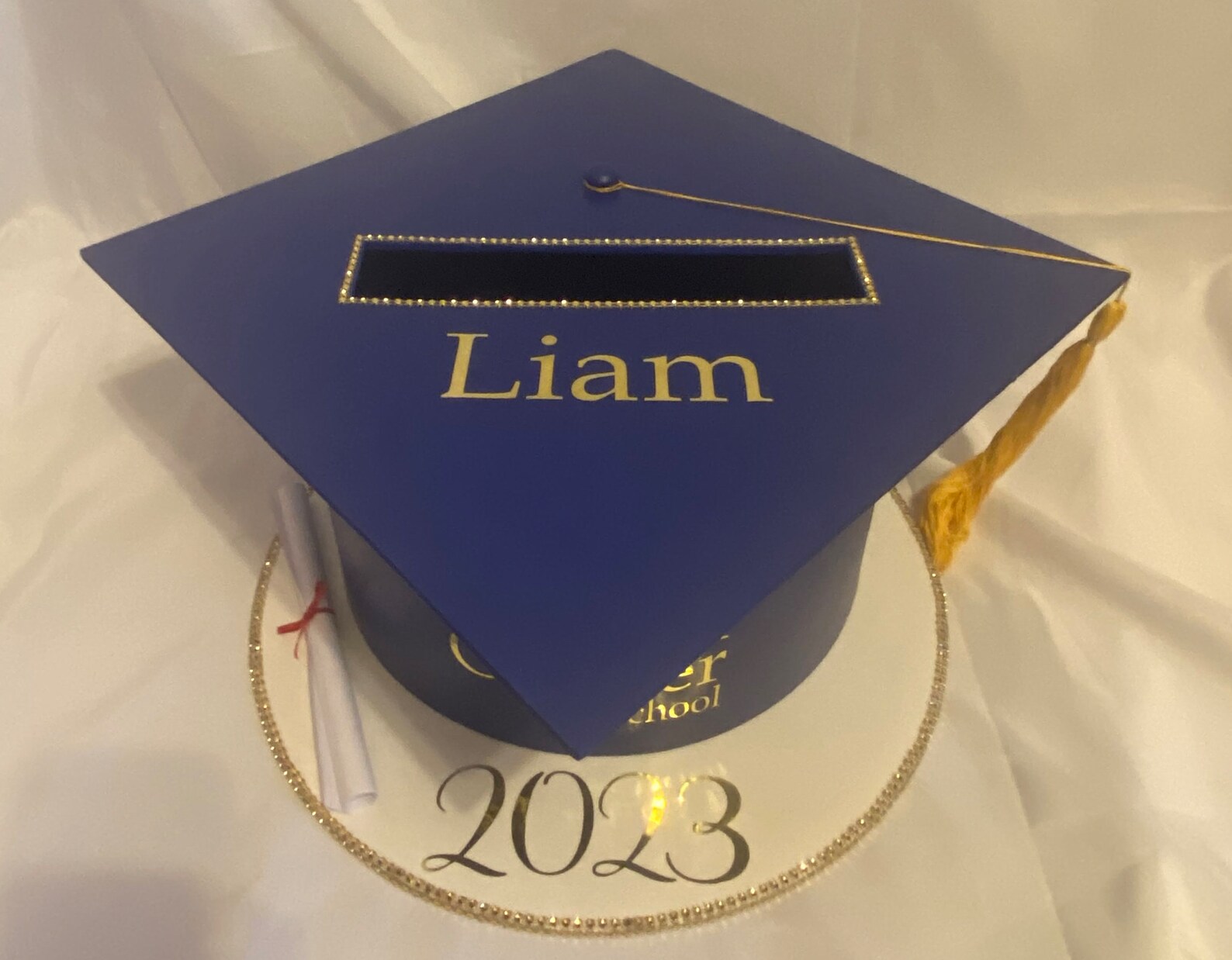 Graduation Card Box With Name - Etsy