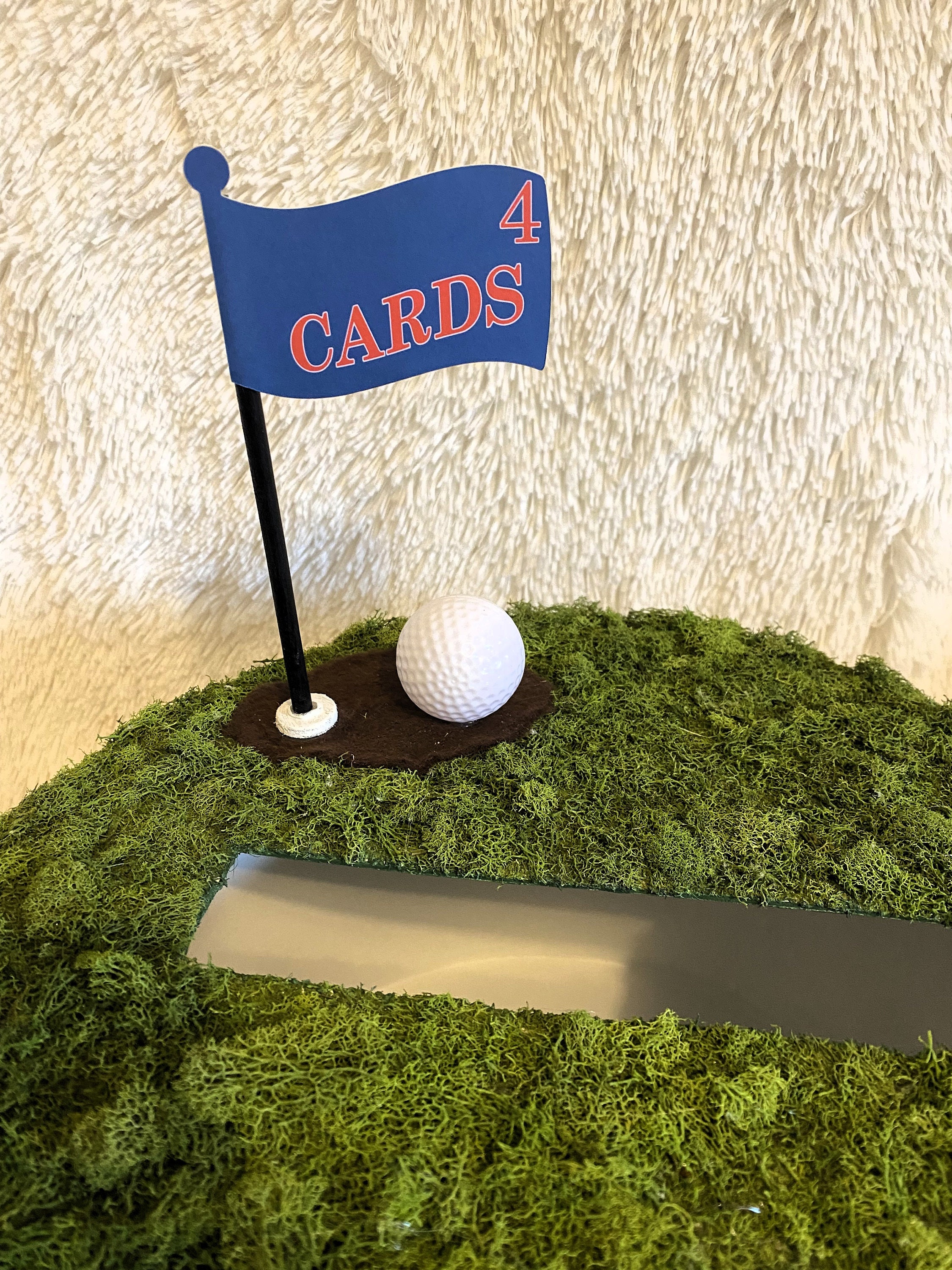 Golf Themed Card Box. Custom Gift Card Box. Golf Card Holder. Sports ...