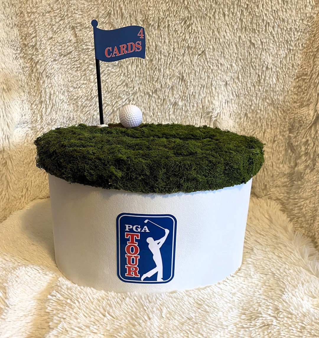 Golf Themed Card Box. Custom Gift Card Box. Golf Card Holder. Sports ...