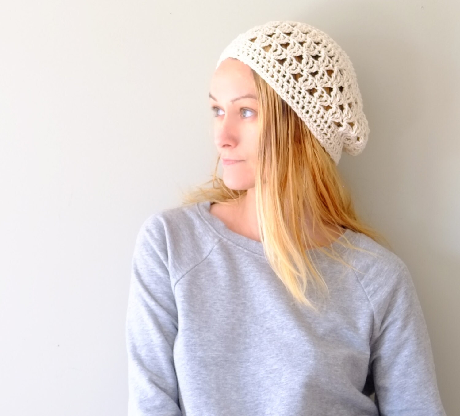 PATTERN Cotton Crochet Hat / Pattern PDF - Instant Download / Detailed ...