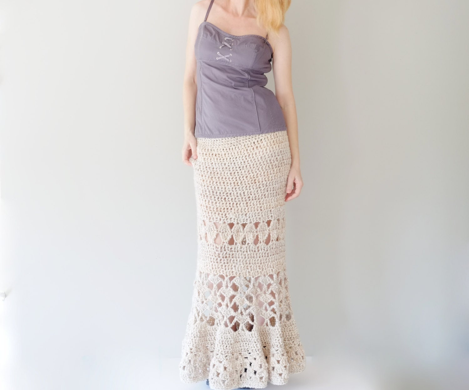 PATTERN for Maxi Skirt / Crochet Long Skirt / Crochet Pattern PDF ...