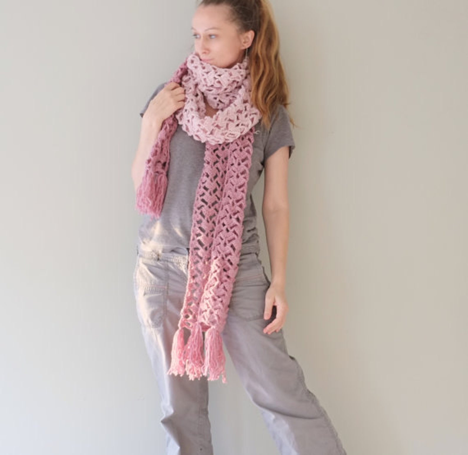 PATTERN to Make Extra Long Scarf / Crochet PATTERN / Pattern PDF ...