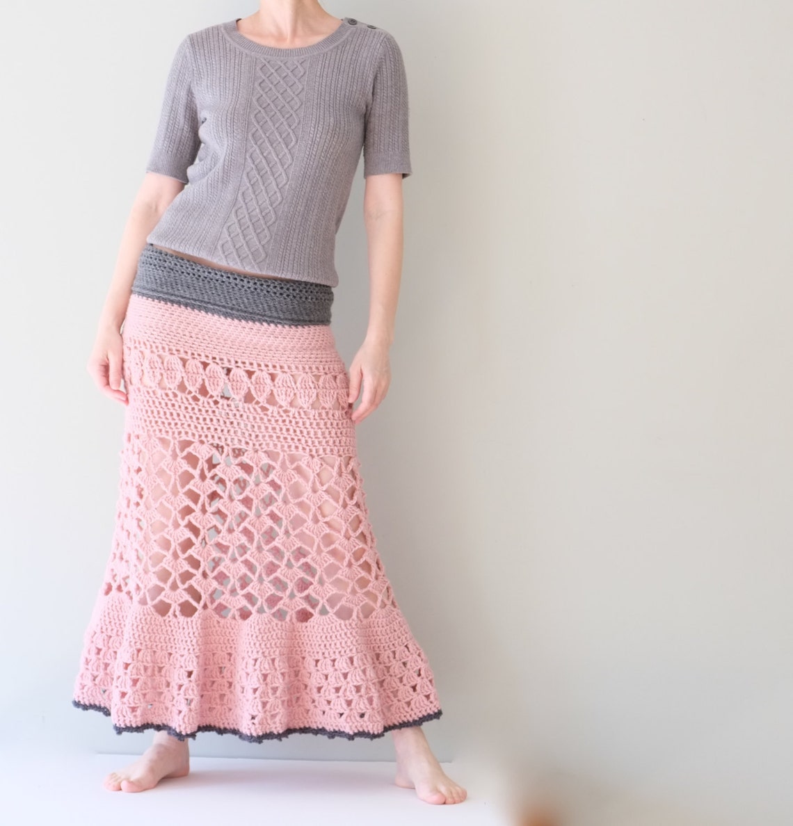 Maxi Skirt PATTERN / Crochet Long Skirt Pattern / Crochet Pattern PDF ...