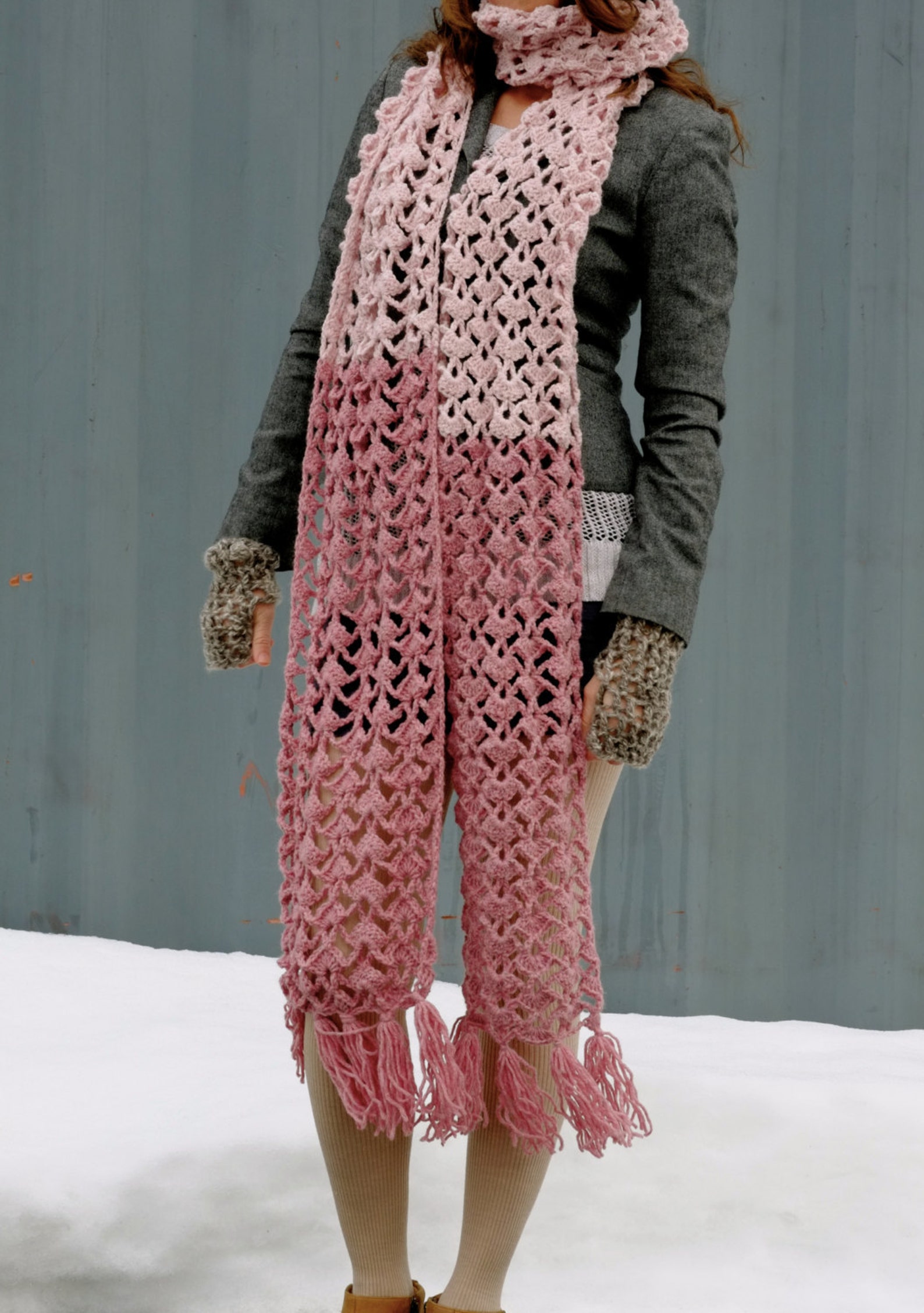PATTERN to Make Extra Long Scarf / Crochet PATTERN / Pattern PDF ...