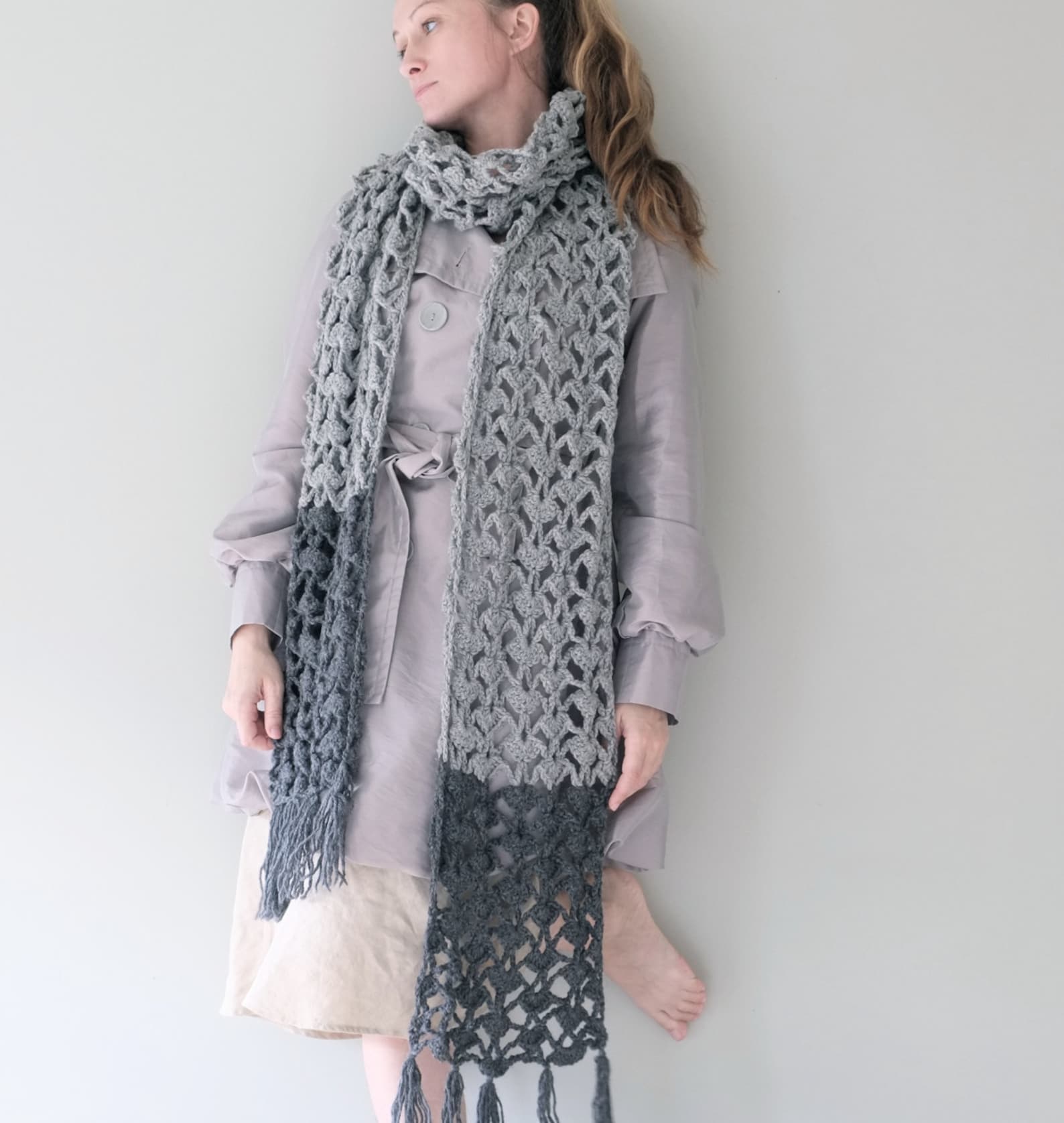 PATTERN Extra Long Scarf / Crochet PATTERN / Pattern PDF - Instant ...