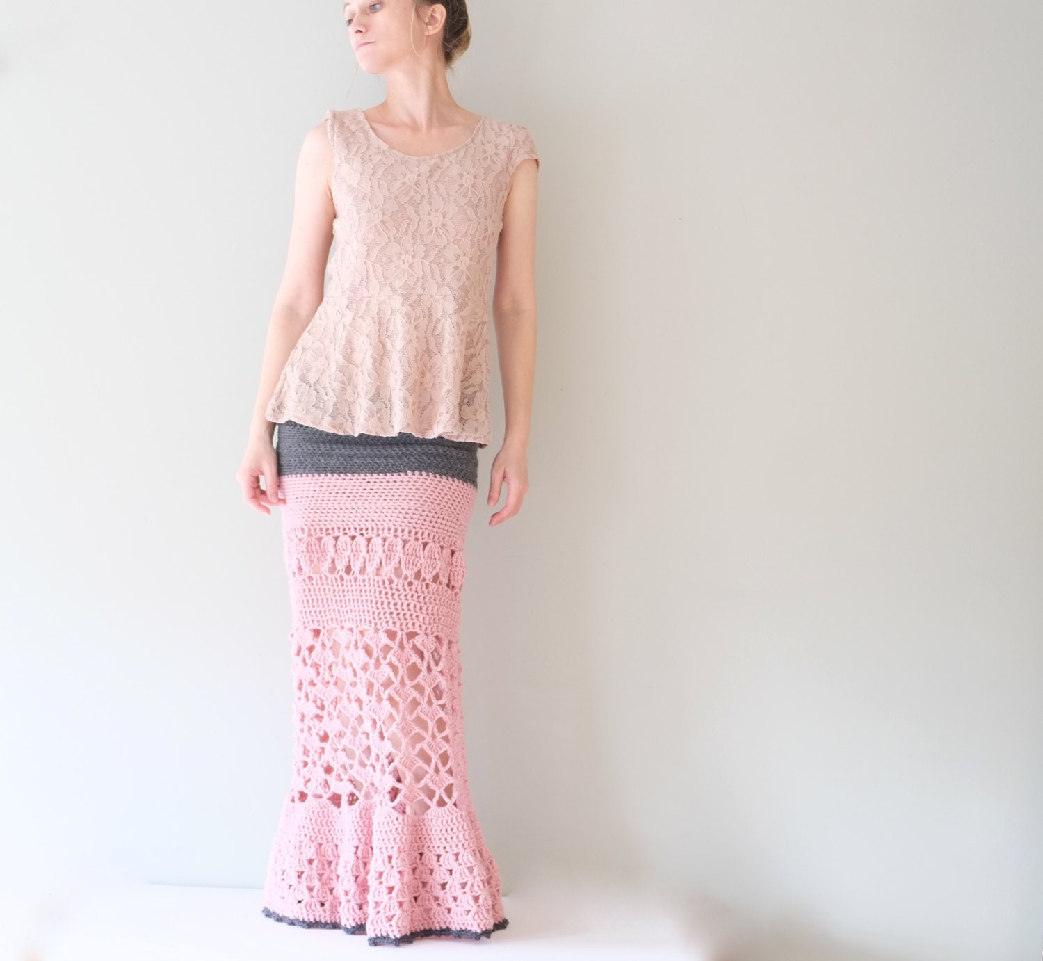 Maxi Skirt PATTERN / Crochet Long Skirt Pattern / Crochet Pattern PDF ...