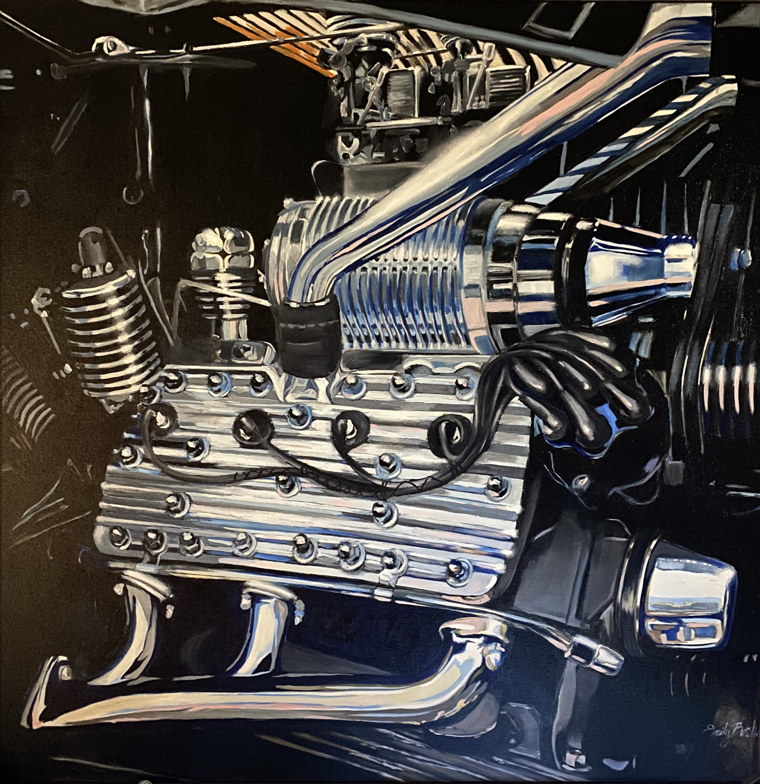 Custom Motor Paintings - Etsy