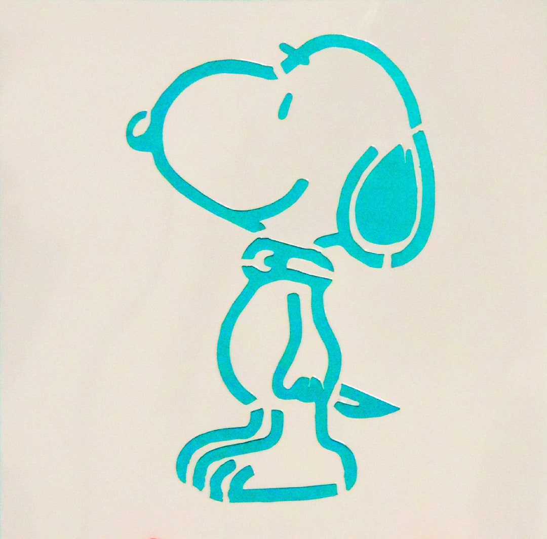 629 Snoopy Smile Cookie Stencil - Etsy