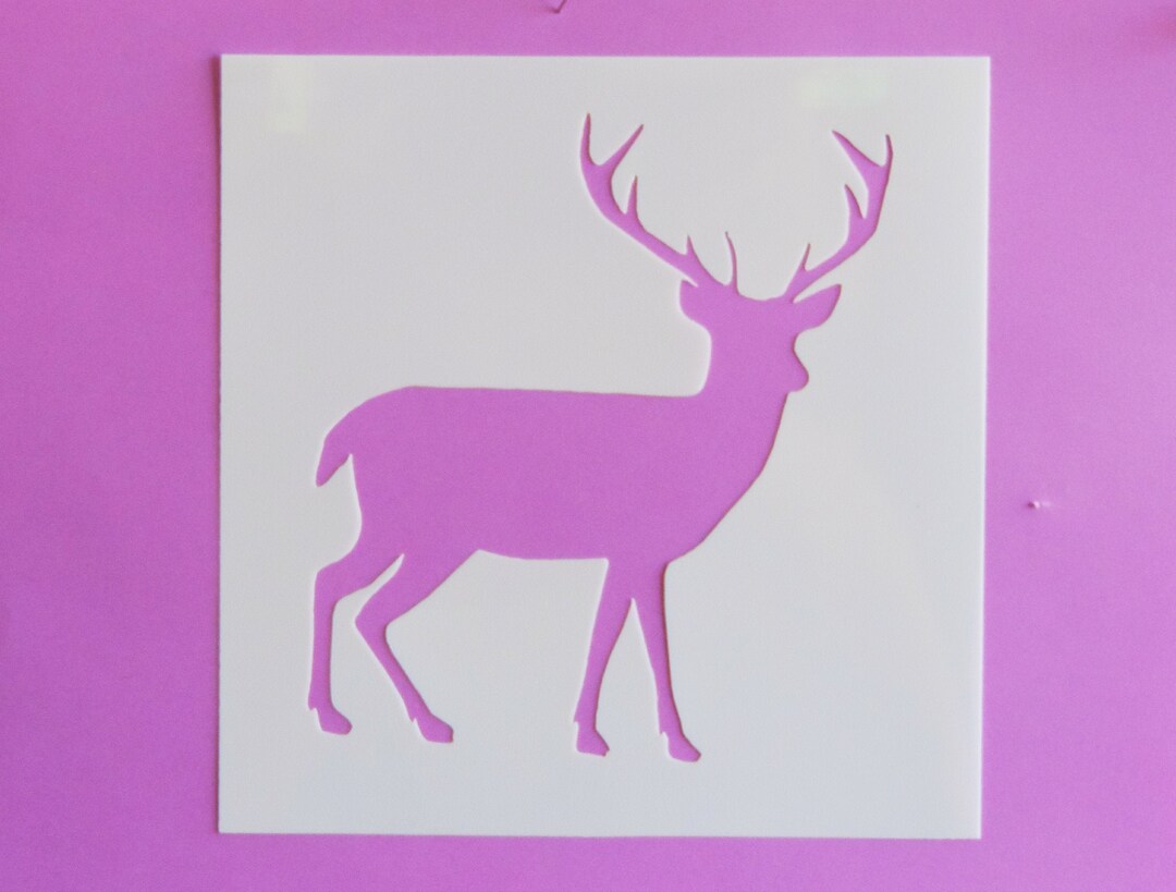 483 Deer Stencil - Etsy