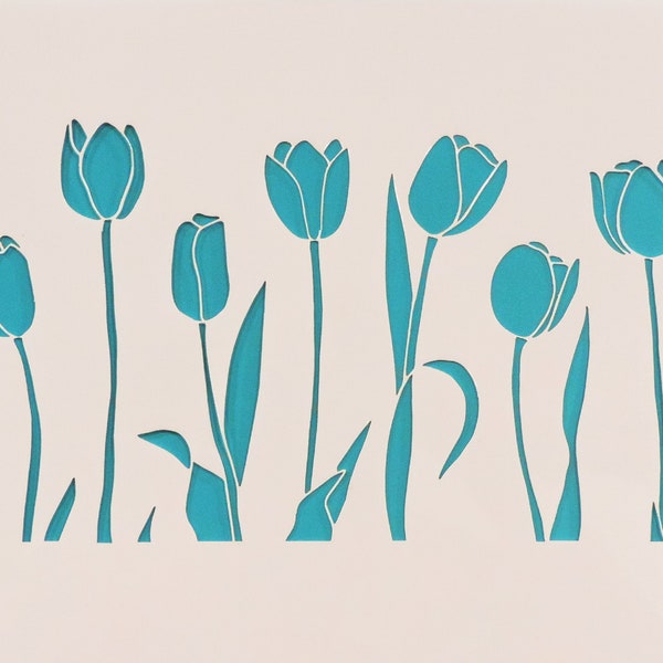 Tulip Stencil - Etsy