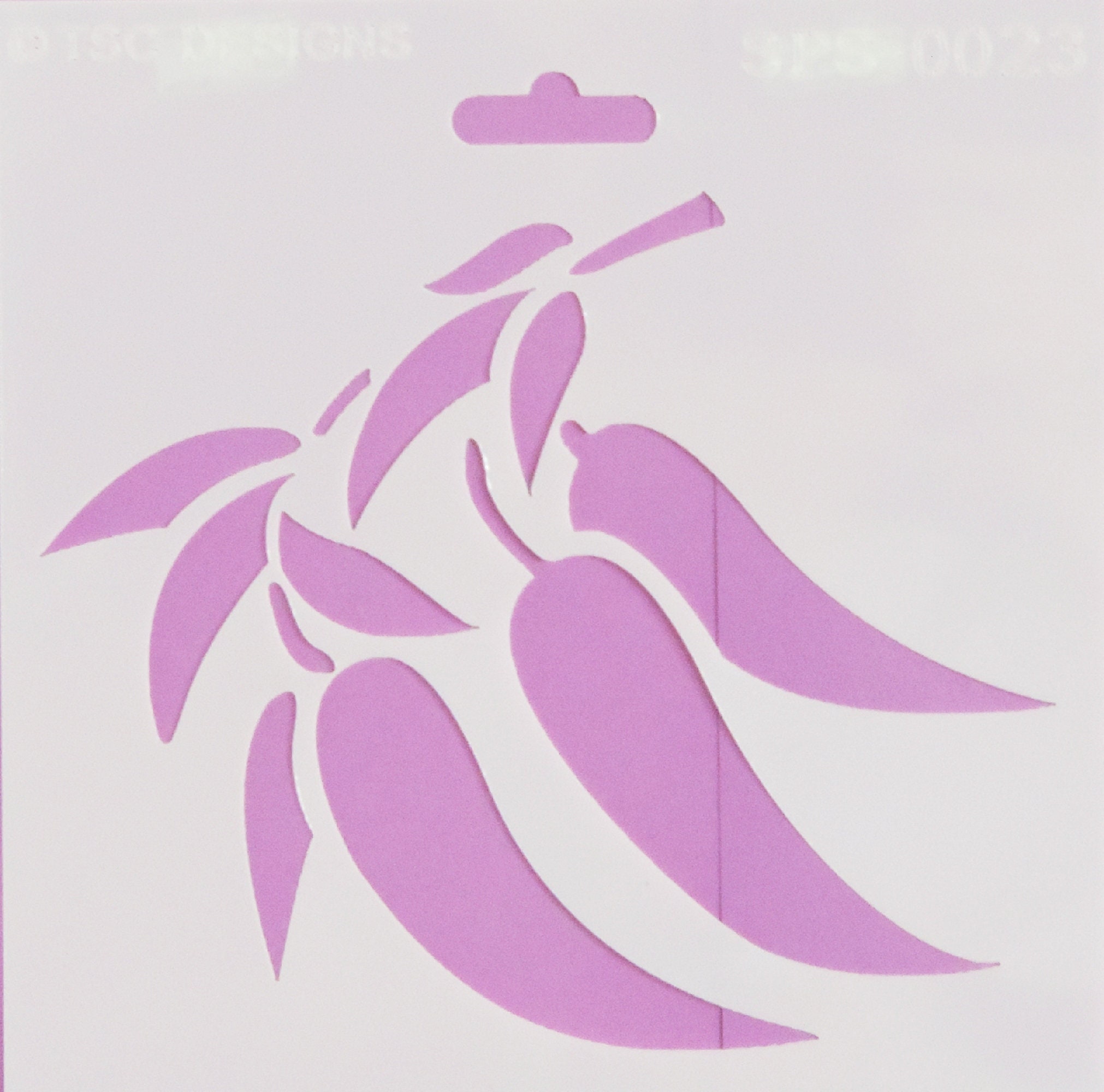 TSC Chili Peppers Stencil | Etsy