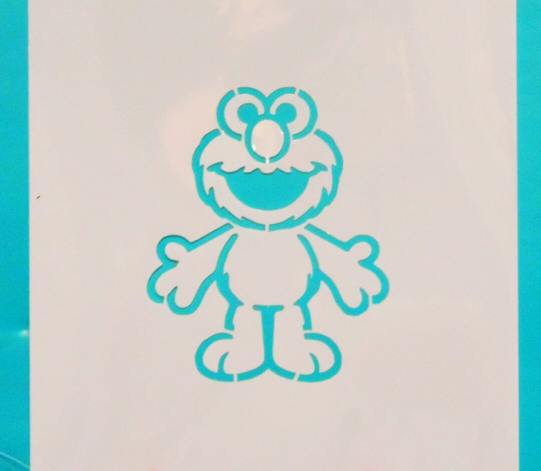 642 Elmo Body Cookie Stencil - Etsy