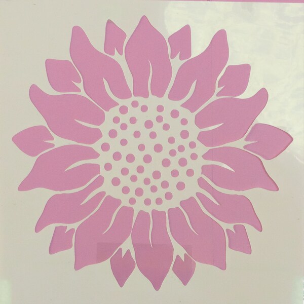 Giant Sunflower Stencil - Etsy