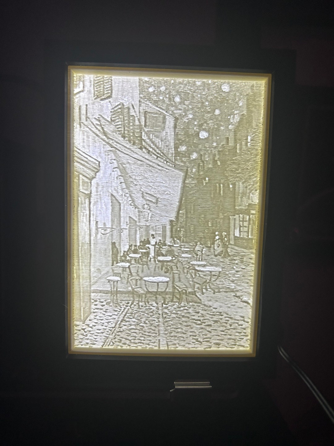Lithophane Lightbox AC Powered One Lithophane Included With Purchase ...