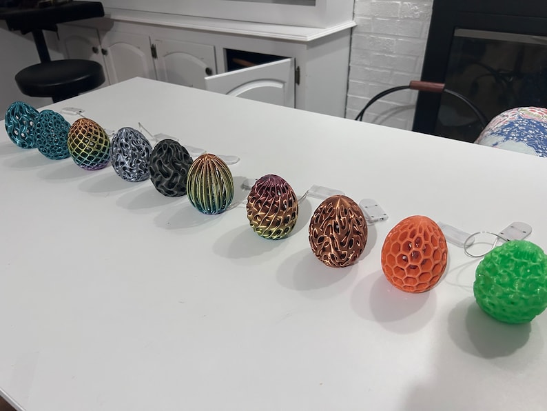 3D Printed Easter Eggs. Storage for Money or Candy. Light up Option. Styles 1-5 - Etsy