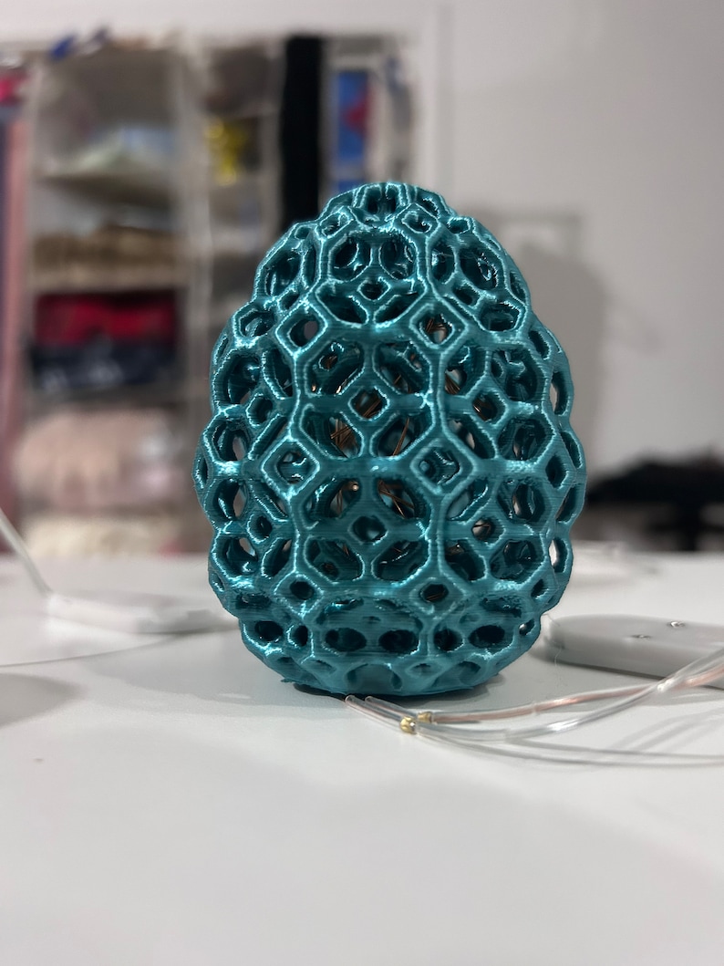 3D Printed Easter Eggs. Storage for Money or Candy. Light up Option. Styles 1-5 - Etsy