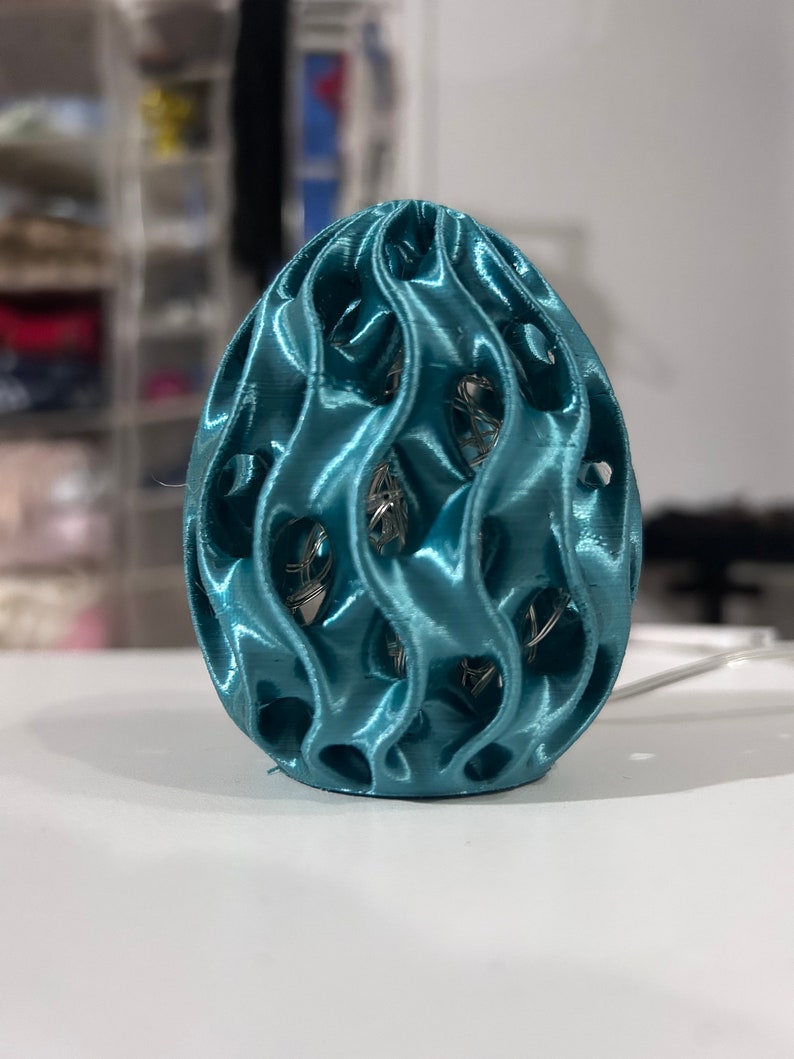 3D Printed Easter Eggs. Storage for Money or Candy. Light up Option. Styles 1-5 - Etsy