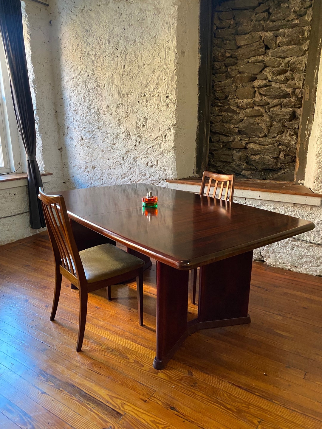 Mid Century Rosewood Dining Table by Ansager - Danish Modern - Etsy