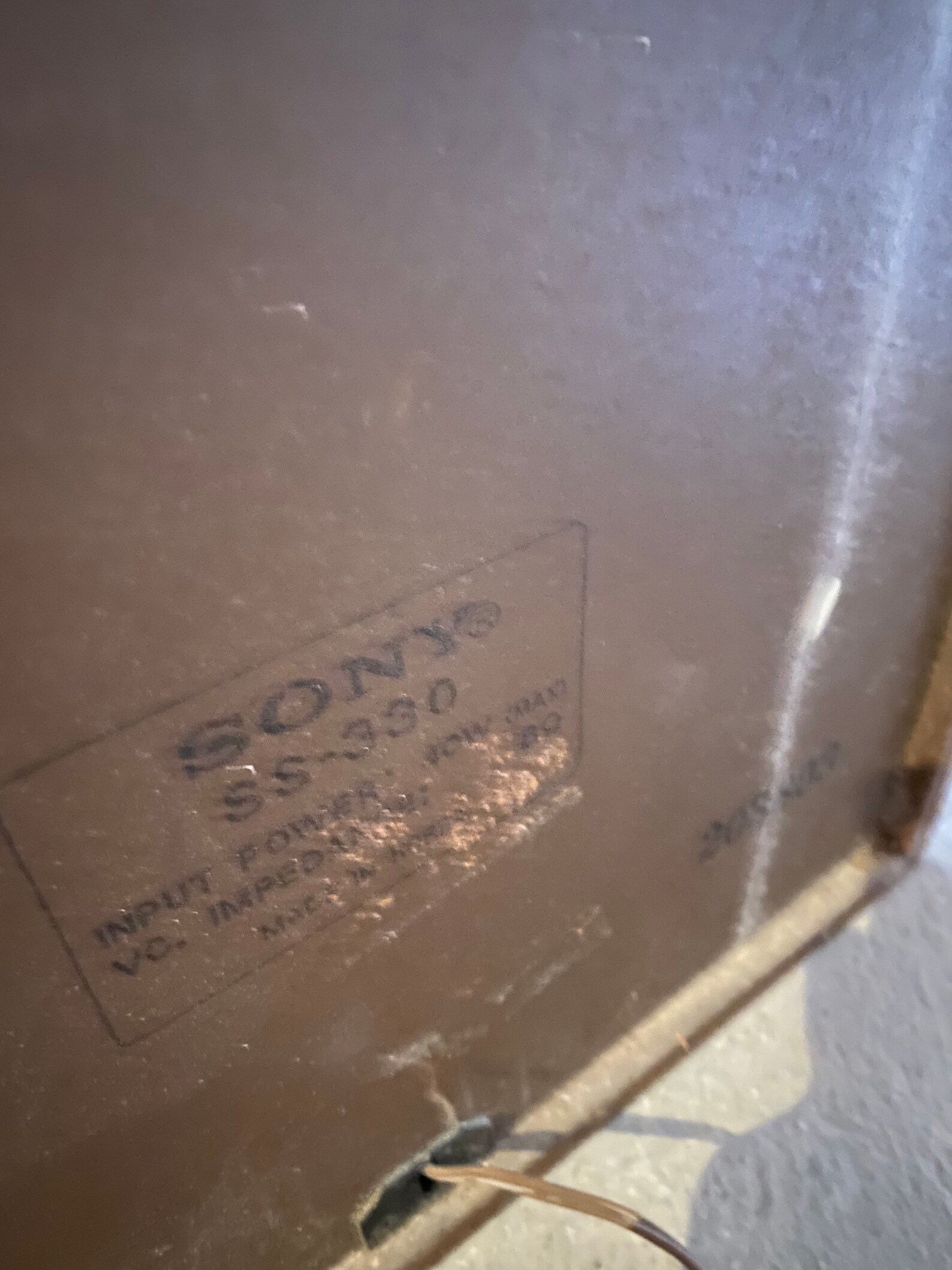 Mid Century Speakers Sony Bookshelf Speakers a Pair - Etsy