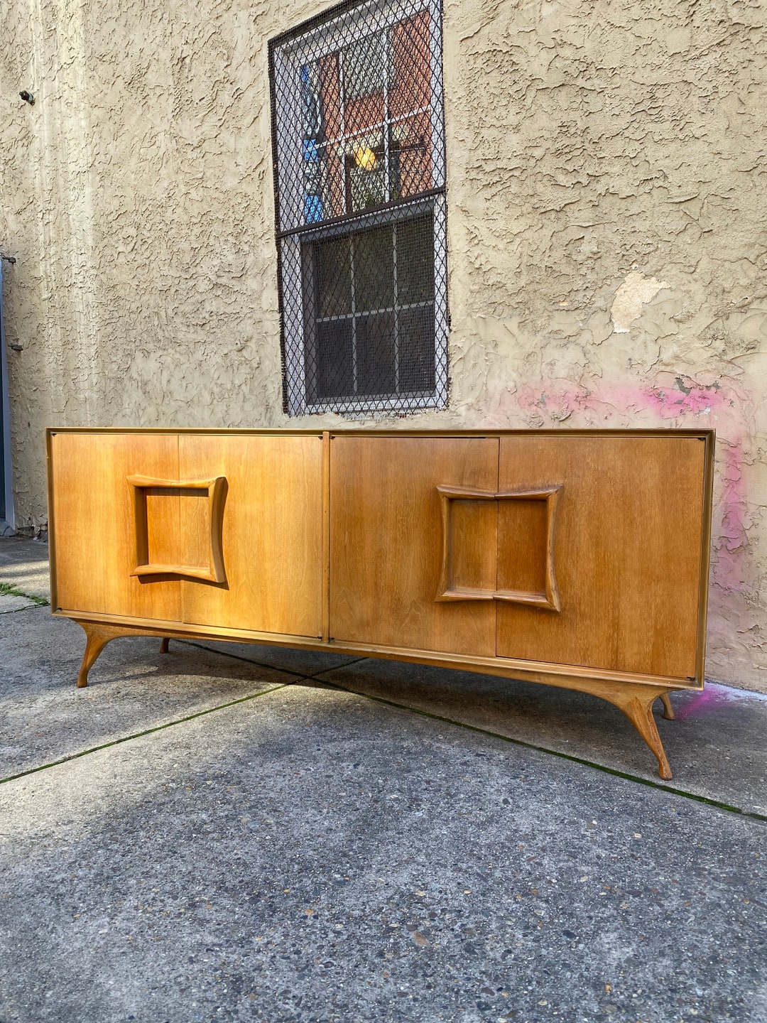 Mid Century Credenza Danish Modern Sideboard Mid Century Modern Console ...