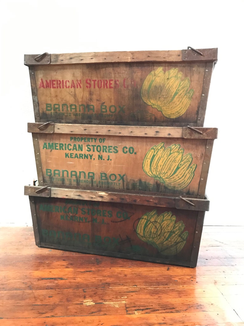 Antique Planter Industrial Planter Antique Fruit Box - Etsy