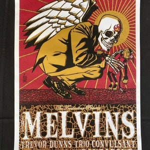Vintage Concert Poster the Melvins Silkscreen Poster Original Venue ...