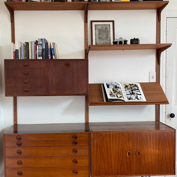 Mid Century Wall Unit - Etsy