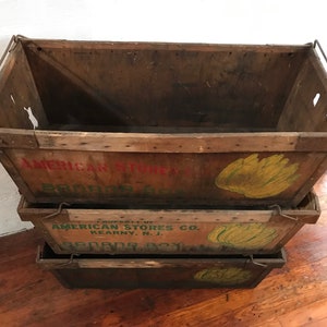 Antique Planter Industrial Planter Antique Fruit Box - Etsy
