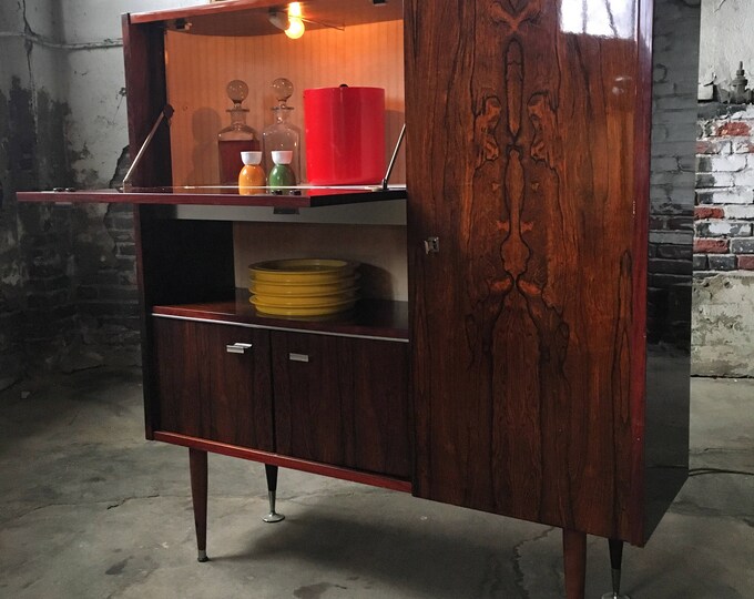 Mid Century Modern Console Mid Century Modern Bar Cabinet Italian ...