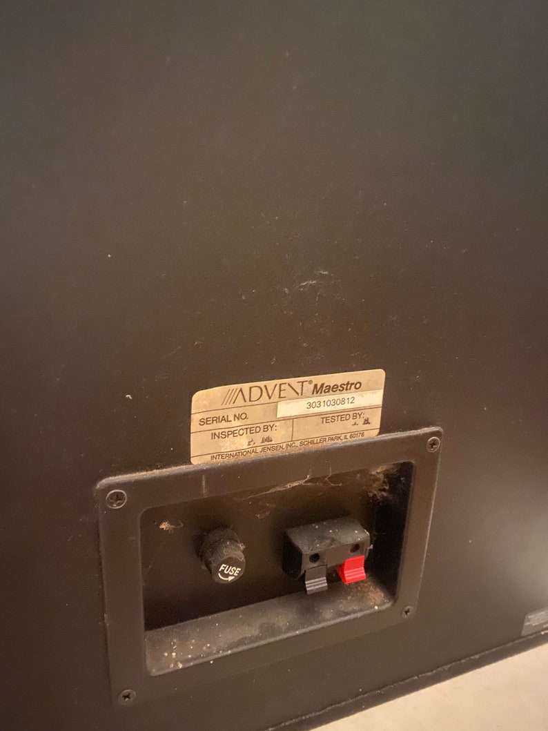 Mid Century Speakers Advent Maestro Speaker a Pair Mid Century - Etsy