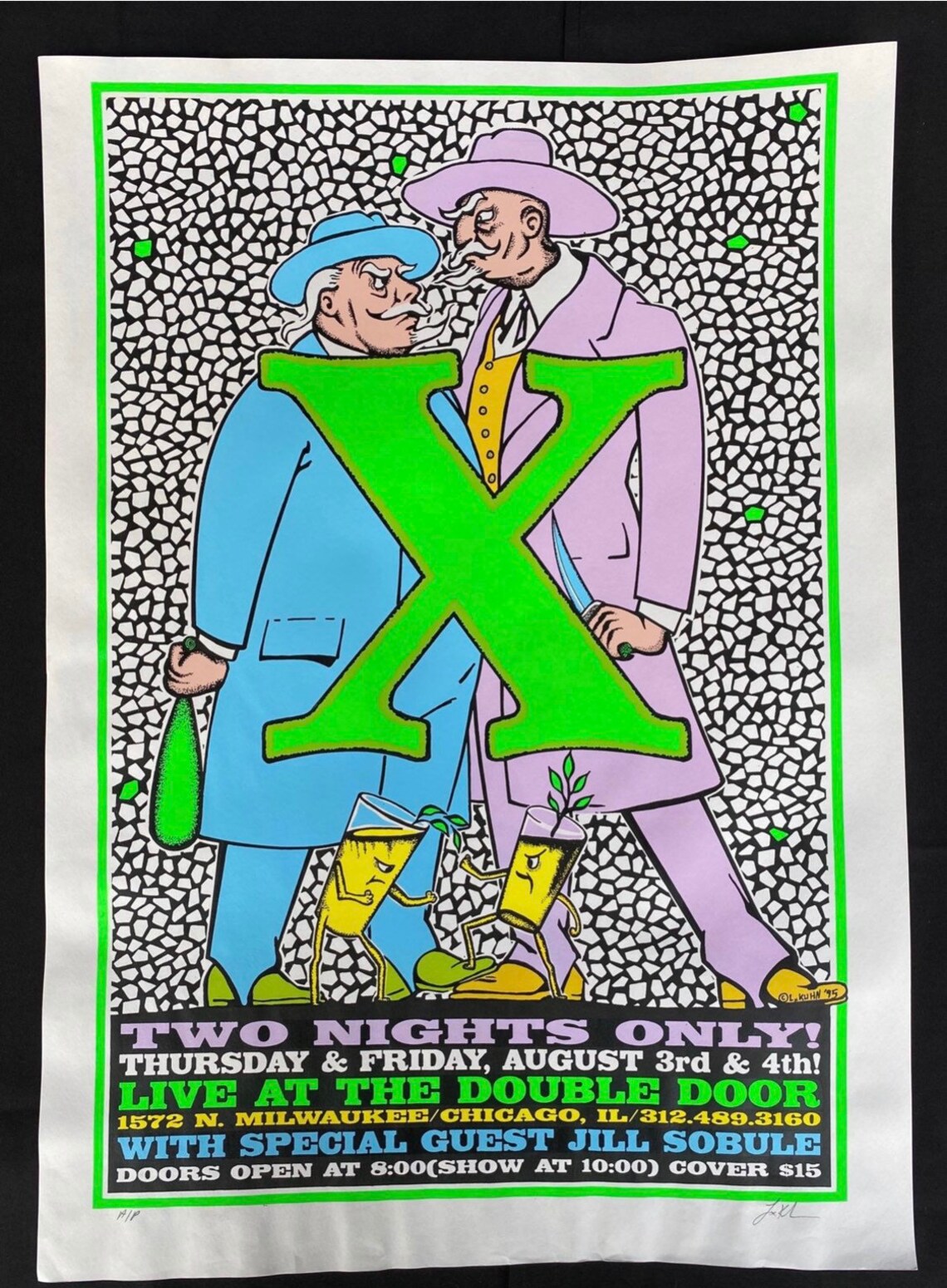 Vintage Concert Poster X Original Concert Poster Silkscreen - Etsy