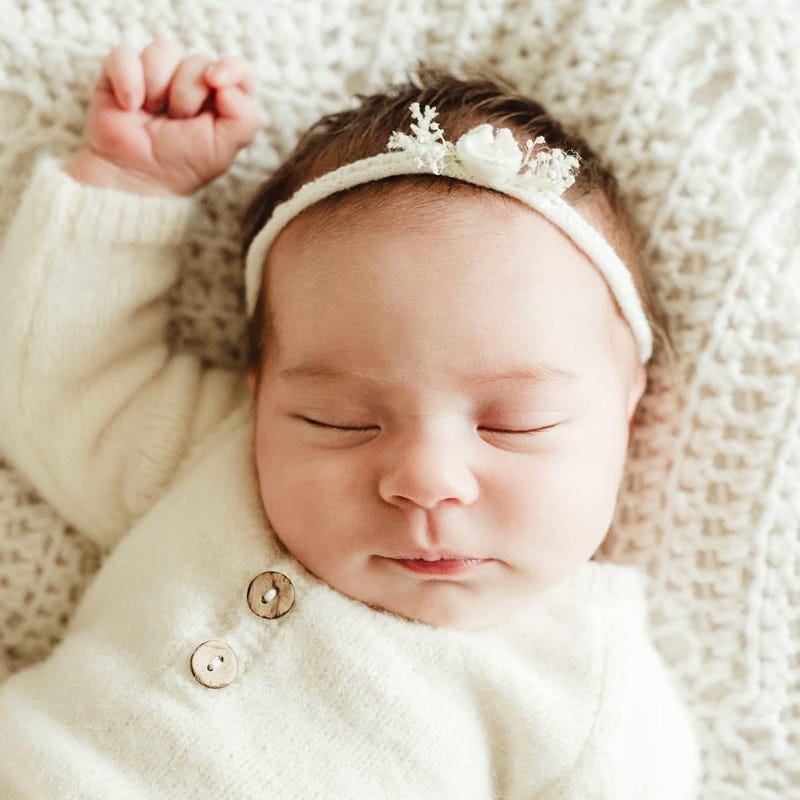 Rosebud Headband Baby - Etsy UK