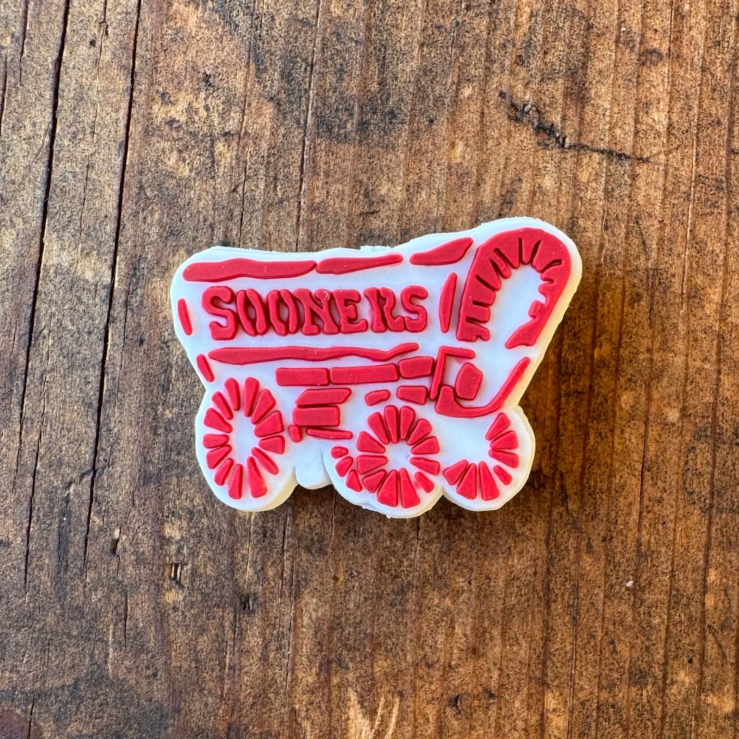 Oklahoma University Sooner Wagon Focal Bead, Focal OU, OU Oklahoma ...