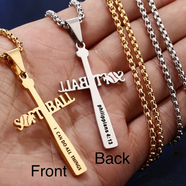 Softball Cross - Etsy