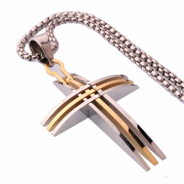 Orthodox Cross Three Bar Necklace - Etsy