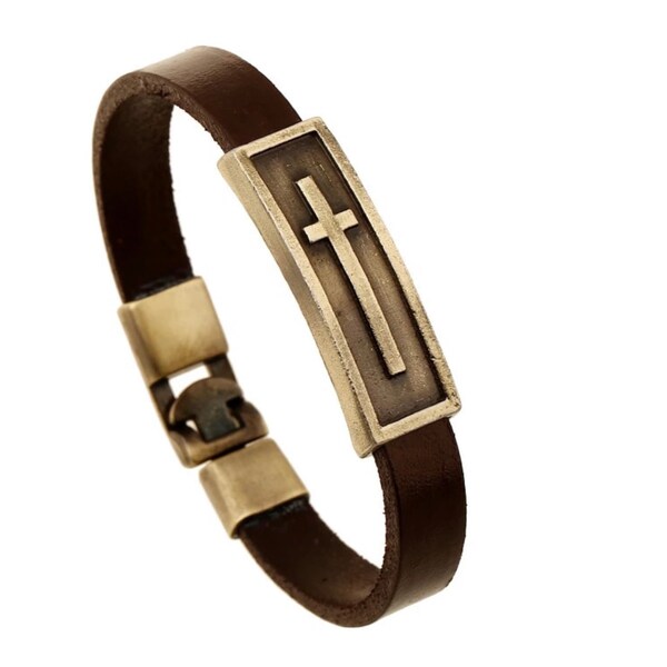 Leather Bangle - Etsy