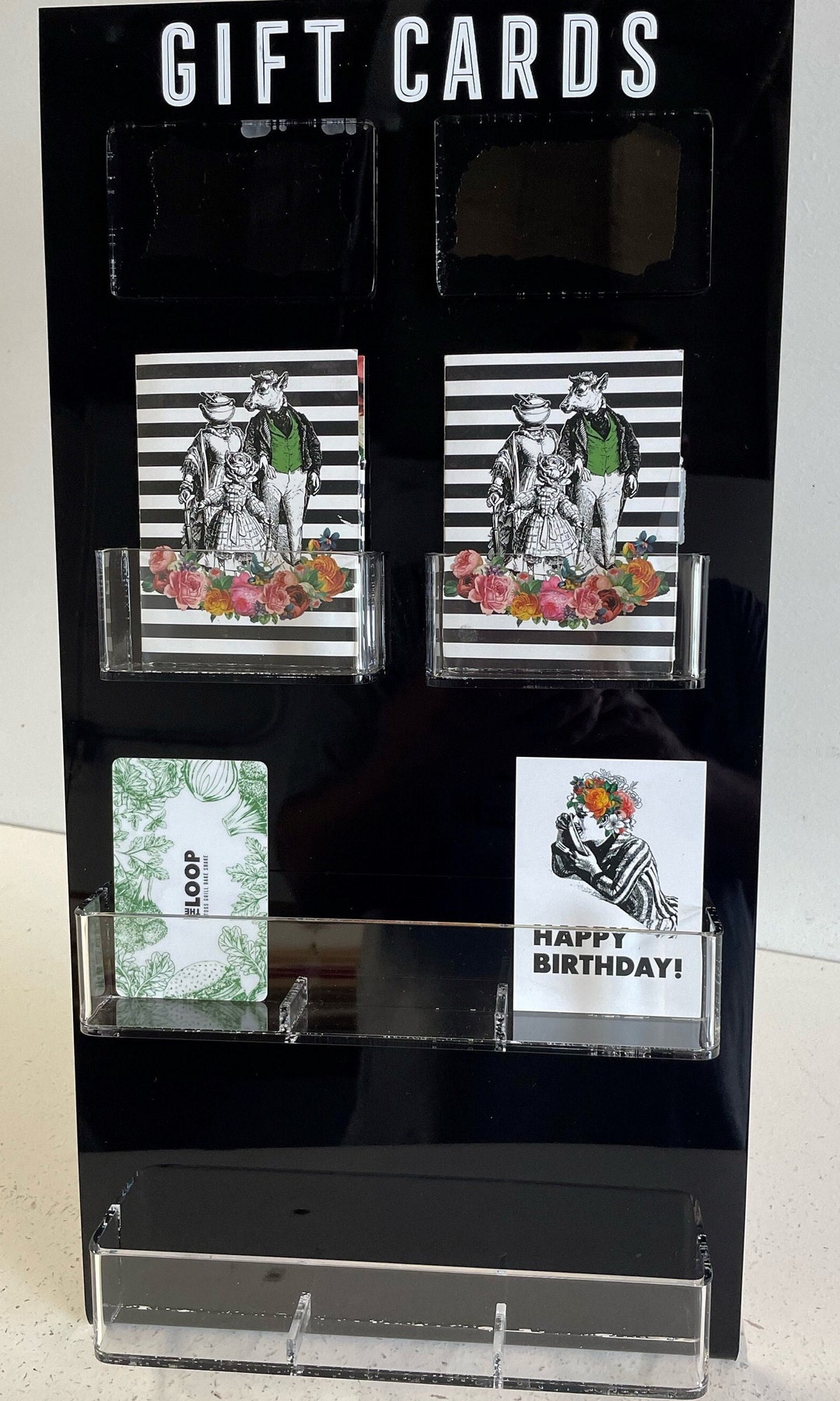 Gift Card Display Holder - Etsy