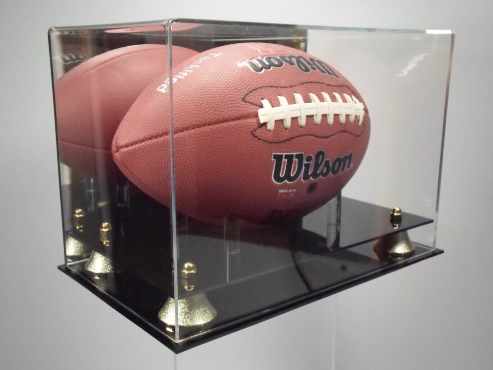 Football Display Case Mirror Back Full Size 85% UV Filtering - Etsy