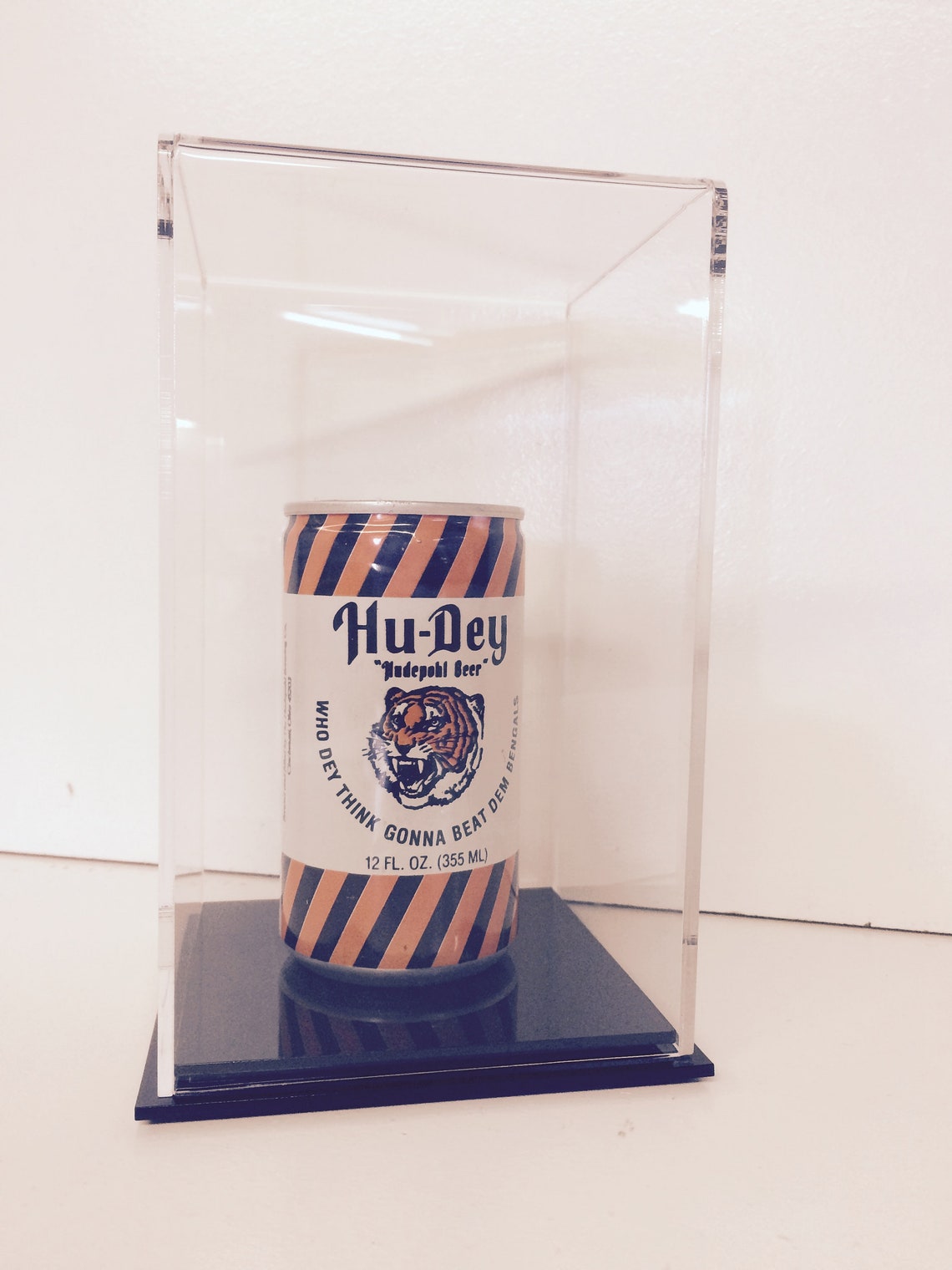 Can Display Case With Solid Base - Etsy