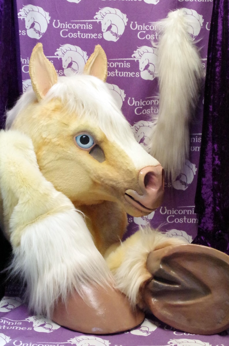 Palomino Brumby Horse Realistic Fursuit Partial - Etsy