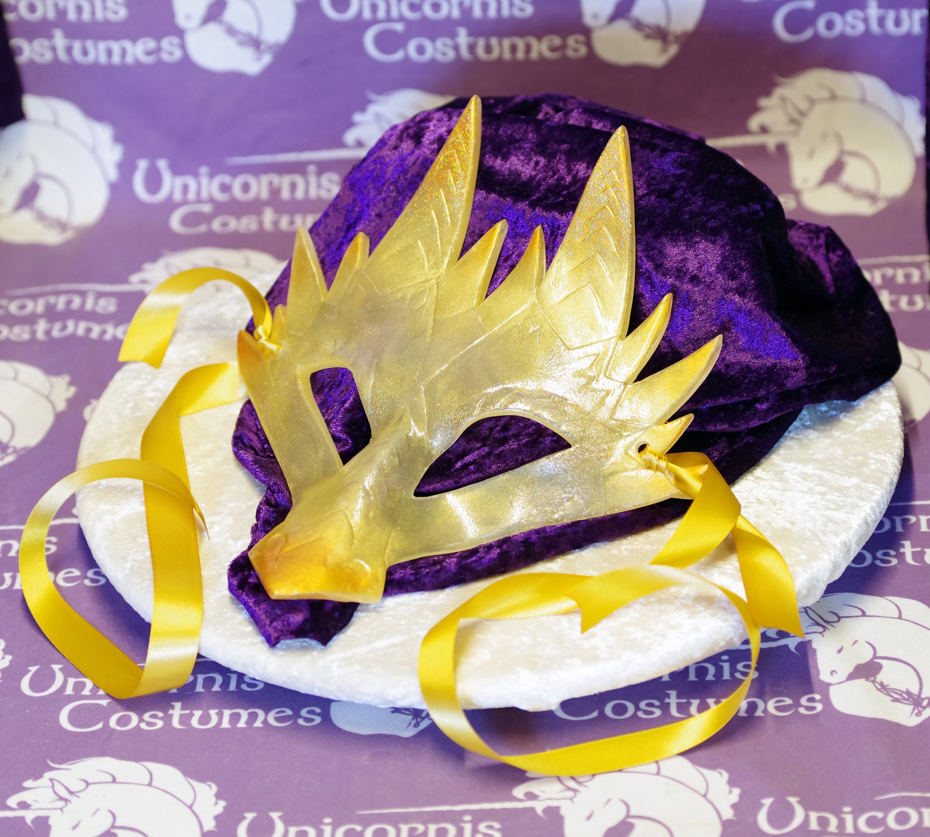 Gold Dragon Masquerade Mask - Etsy