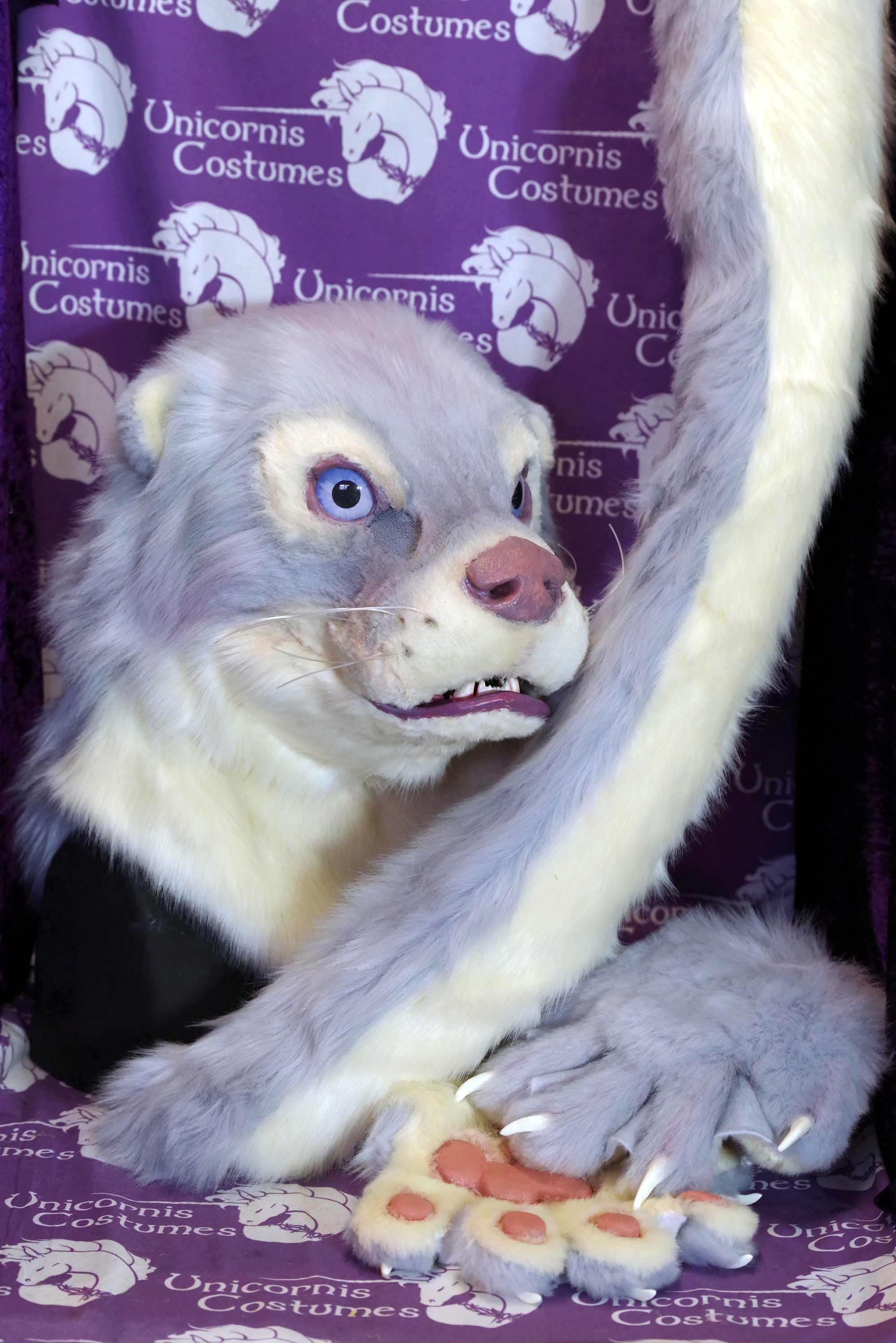 Grey Otter Realistic Fursuit Partial - Etsy