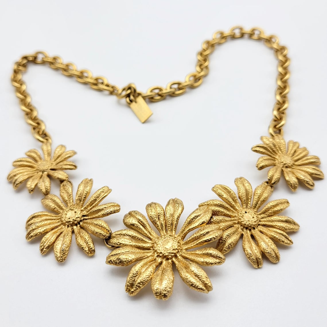 Vintage Kenzo Flower Necklace Vintage Designer Jewelry Gift - Etsy